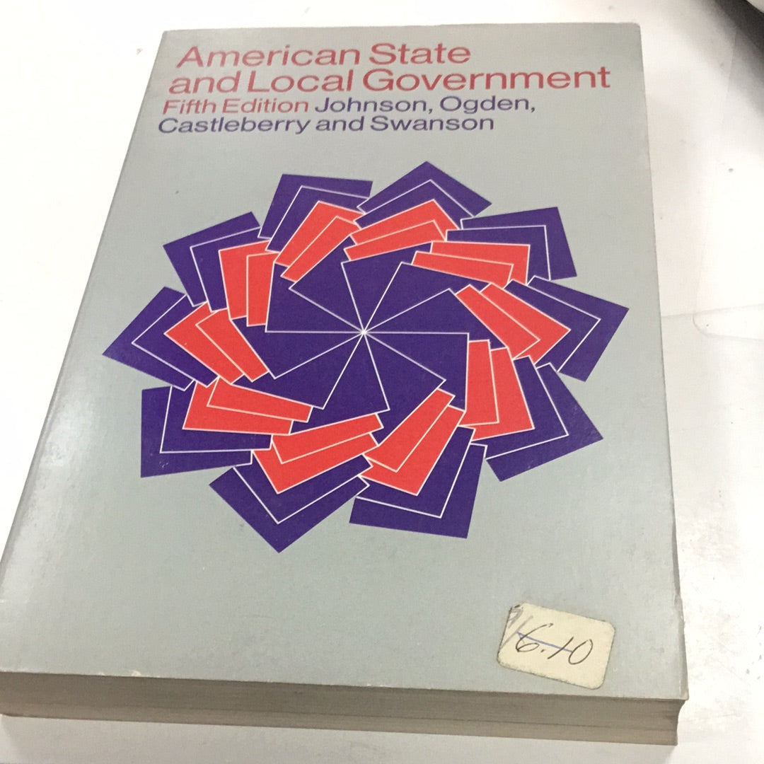 American State and Local Government Fifth Edition – Few of a Kind Store